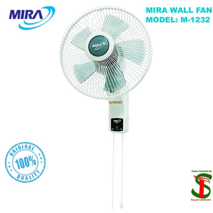 12" Mira Wall Fan M-1232 (Made in Thailand) | Daraz.com.bd