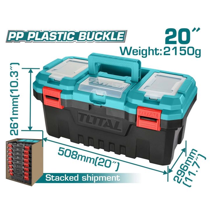 Plastic tool box 20 INCH TOTAL-TPBX0201 | Daraz.com.bd