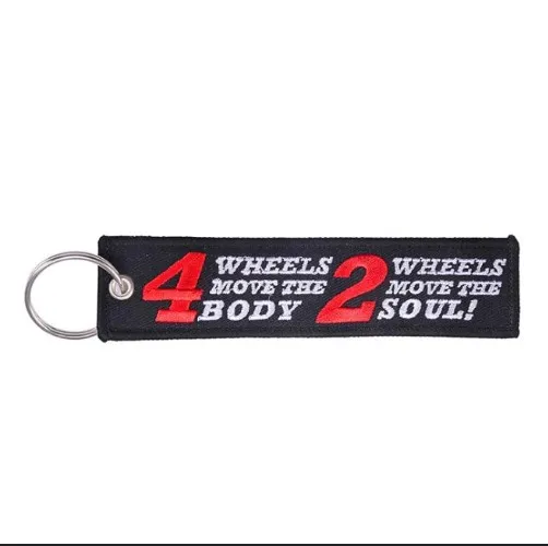Key Chains for Car and Motorcycle 4 Wheels Move the Body 2 Wheels Move ...