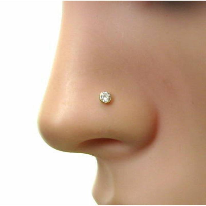 New Model Digital White Stone Nose Pin - 5 piece | Daraz.com.bd