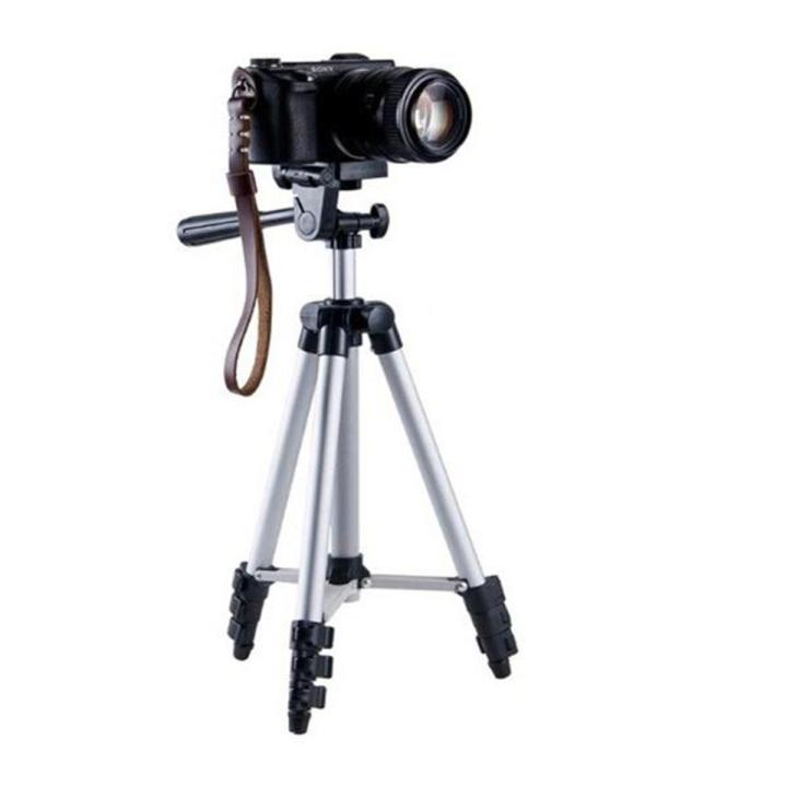 Tripod Camera Stand And Mobile Stand -Silver | Daraz.com.bd