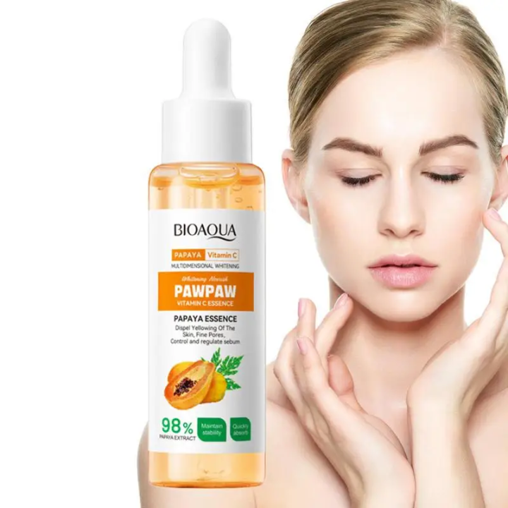 BIOAQUA Facial Care Moisturizing White Nourishing Papaya Vitamin C Serum-30ml | Daraz.com.bd