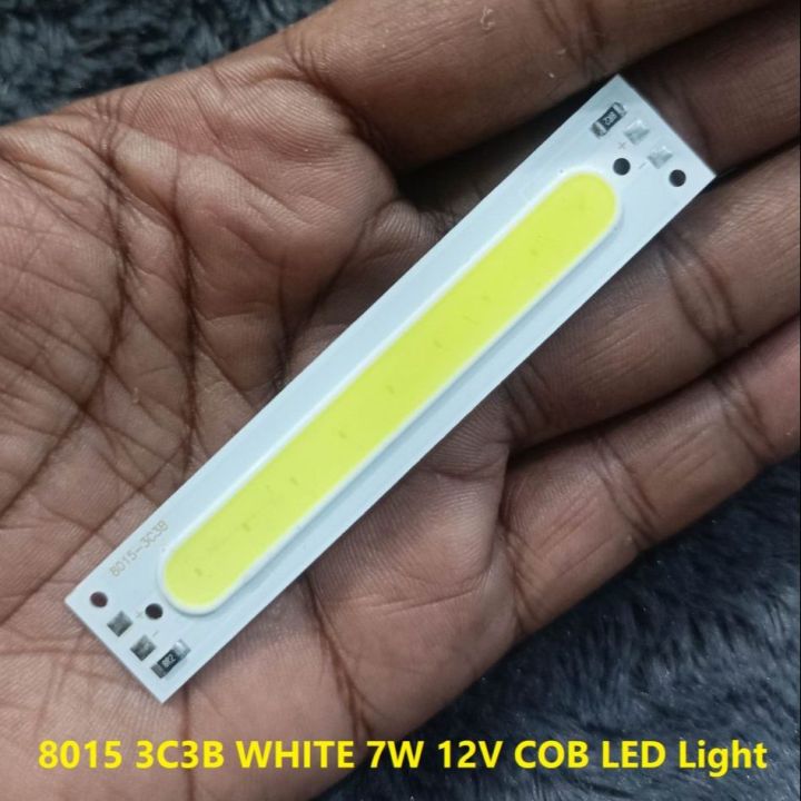 Trendy - 8015 3C3B WHITE 7W 12V Size 80×15mm 12V COB SMD LED Light Chip ...