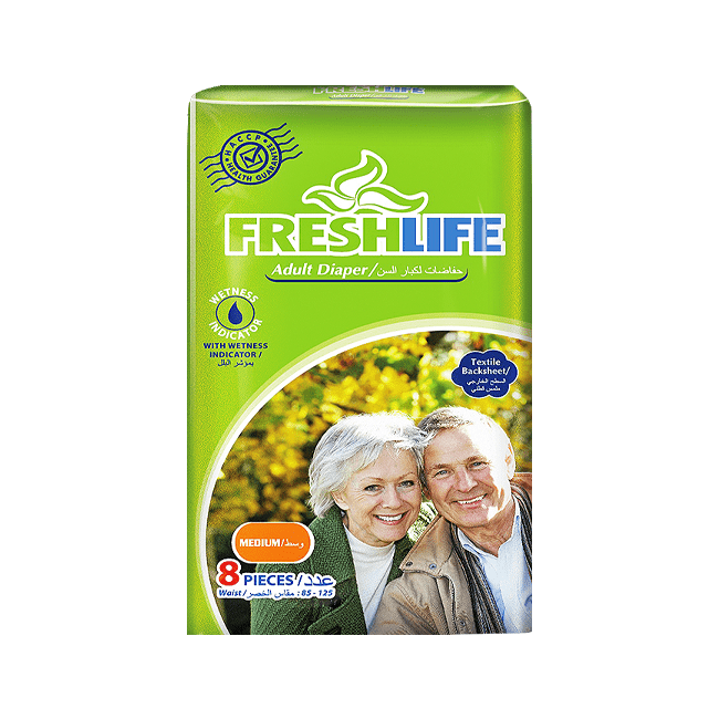Fresh Life Adult Diaper – Medium (8pcs) | Daraz.com.bd