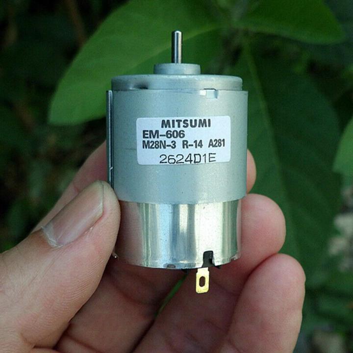 28MM MITSUMI M28N-3 R14 RS-385 DC 24V 5000RPM Silent Motor For Copier ...