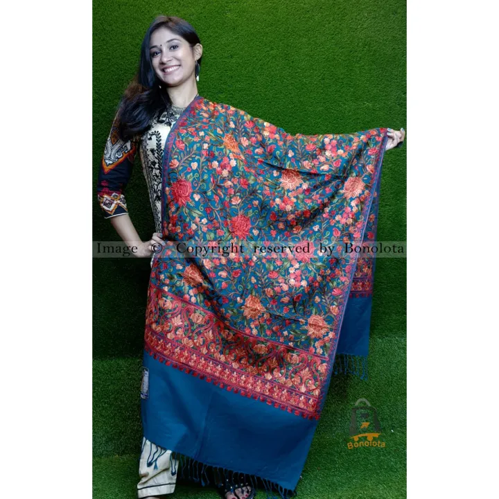 Kashmiri Poshmina shawl Women winter collection shal Avon Fabric ...