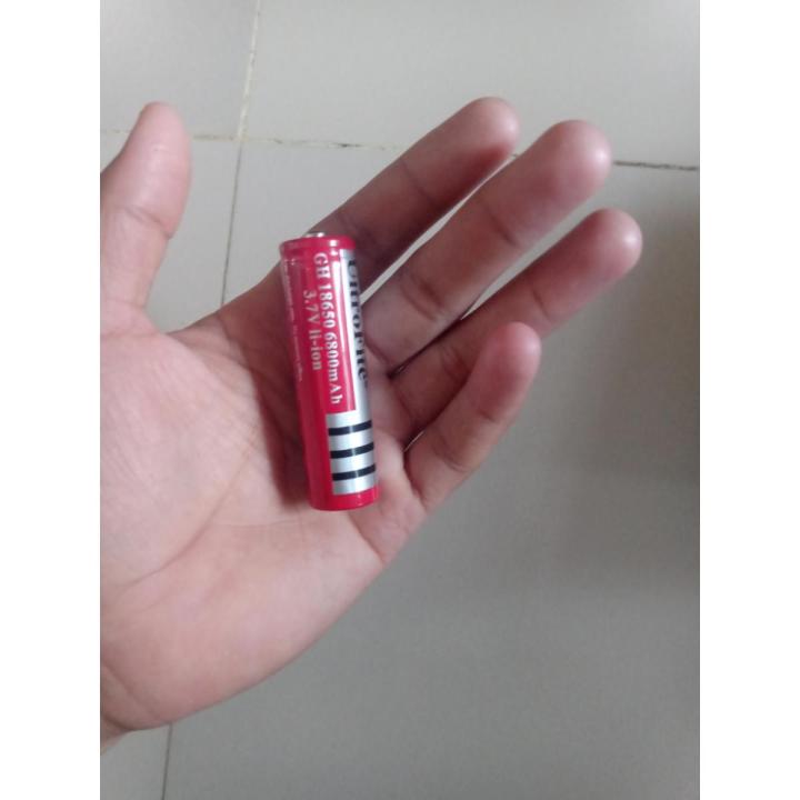 3.7V NORMAL Quality RED & GREY Color 18650 3.7V Lithium-ion ...