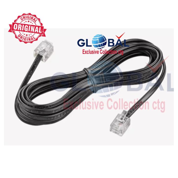 RJ11 Male to Male Plug Telephone Line Cable Wire ( 2 feet ) 6P2C ...