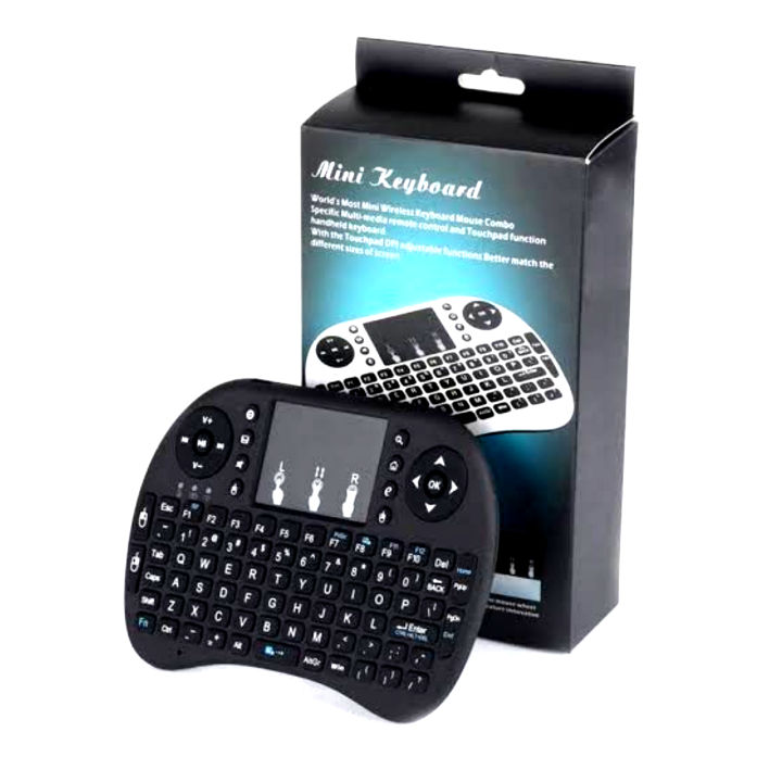 Mini Keyboard And Touchpad Mouse Combo i8 Multicolor RGB Backlit ...