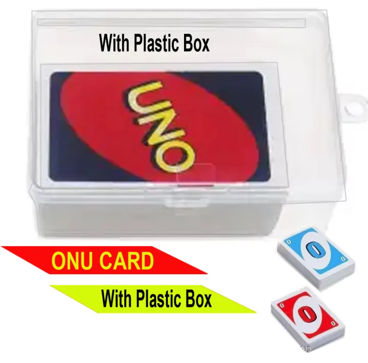 Uno With Plastic Box Imported Classic Card Game 108 Pcs | Daraz.com.bd