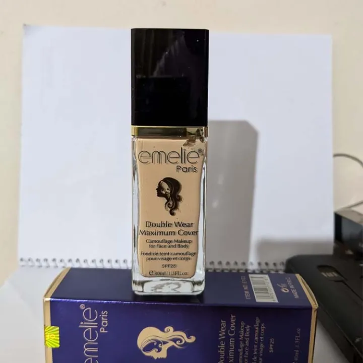 Emelie Paris Double Wear Maximun Cover Foundation | Daraz.com.bd
