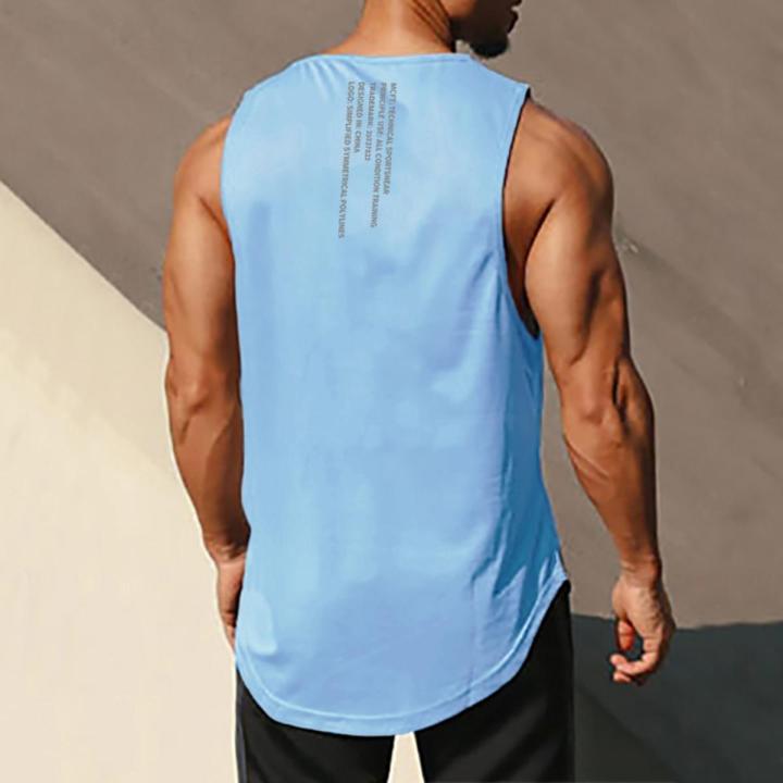 Muscleguys Gym Tank Top Men Bodybuilding Singlet Fitness Stringer ...