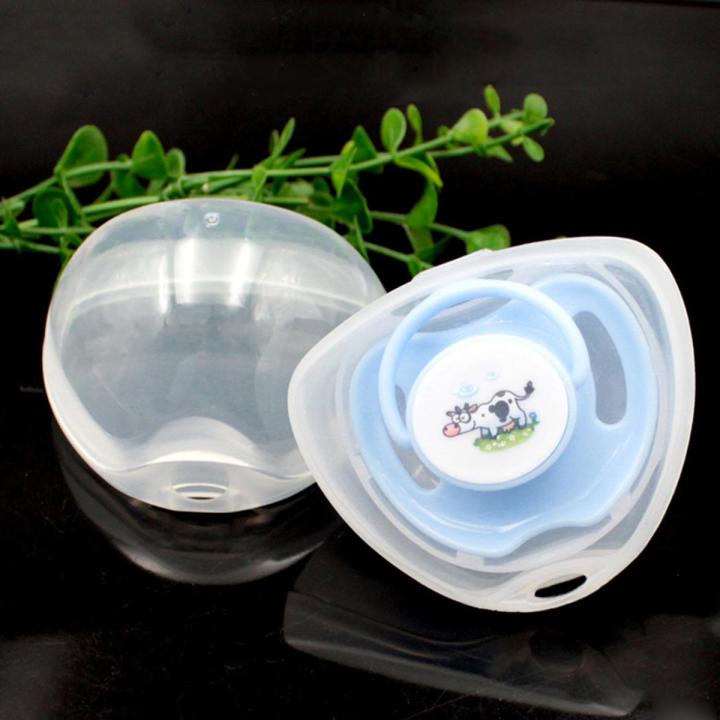 Baby Soother Pacifier Storage Box Travel Dust Cover Case Portable ...