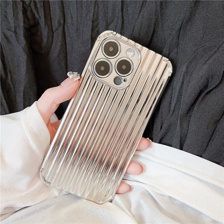 Killer Bzzo Luxury Trunk Luggage case Silver Baggage Phone Case for ...
