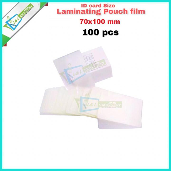 Laminating Film ID Card Size 70×100 mm Pack of 100 pcs | Daraz.com.bd