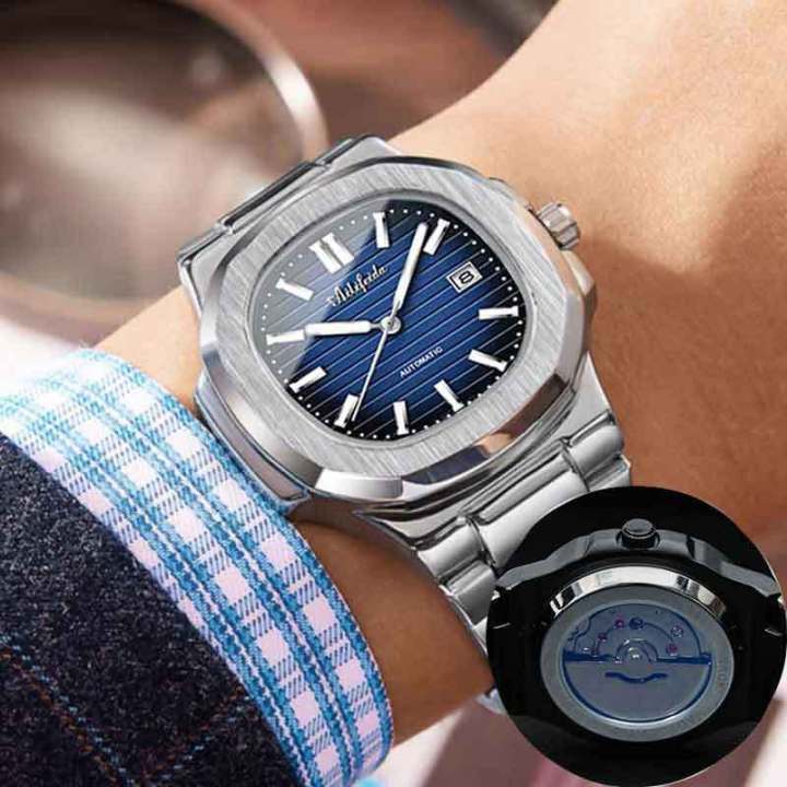 Avery Pauda Shi Ying Watch Men's Hollow Back Cover Visual Nautilus Live Luminous Watch | Daraz ...