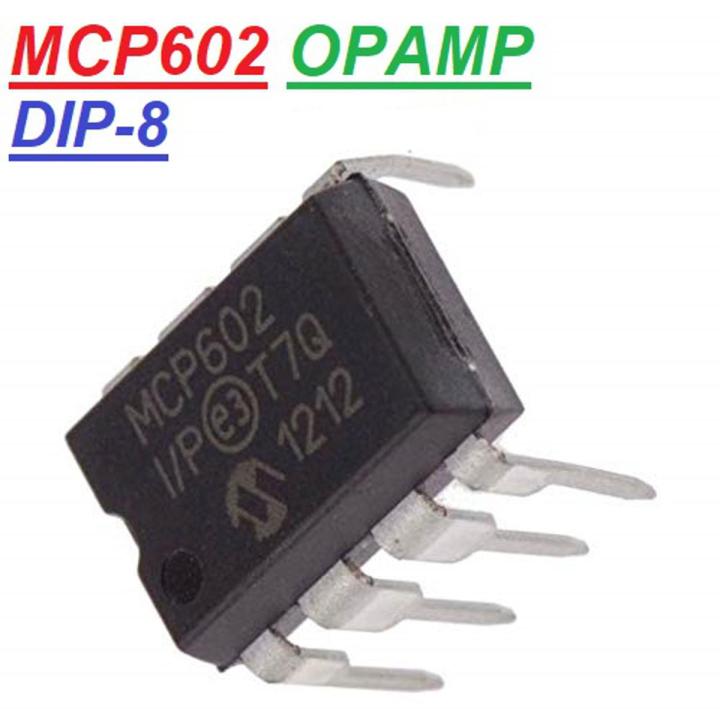Microchip MCP602-I/P MCP602 Dual Operational Amplifier Op-Amp 2.8MHZ DIP-8 Electrical Circuitry ...
