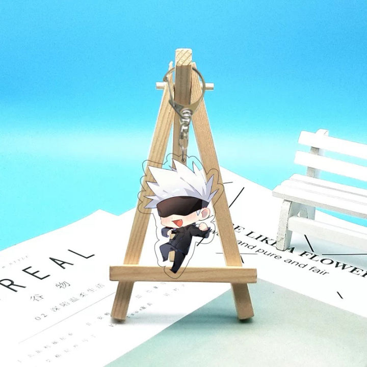 Anime Jujutsu Kaisen Keychain Gojo Satoru Fushiguro Megumi Kawaii ...