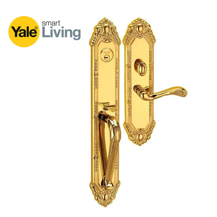 Yale Brand Door Handle Lock M8773 G1 PVD High-Security Stainless Steel ...