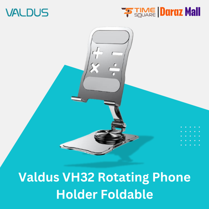 Valdus VH32 Rotating Phone Holder Foldable - Time Square | Daraz.com.bd