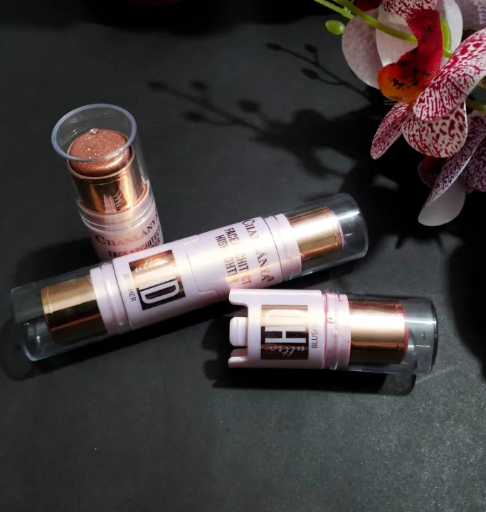2 in 1 Waterproof Highlighter & Blush Combo – Long Lasting, Pocket ...
