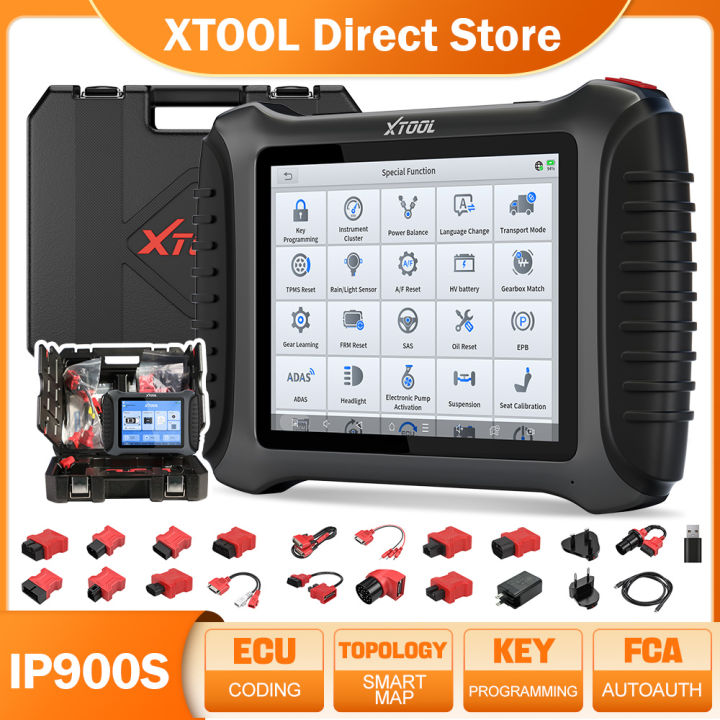 XTOOL Inplus IP900S Cars Diagnostic Scanner Tools FCA ECU Programming ...