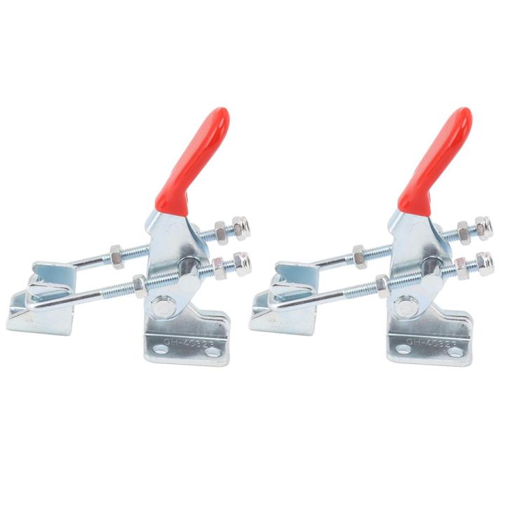 Toggle Clamp Latch, Fixtures Iron 2Set Safe Adjustable Toggle Clamp ...