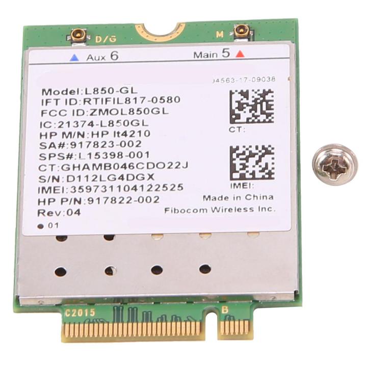 L850-GL LT4210 FDD-LTE TDD-LTE 4G Card 4G SPS,917823-001 for 430 440 ...