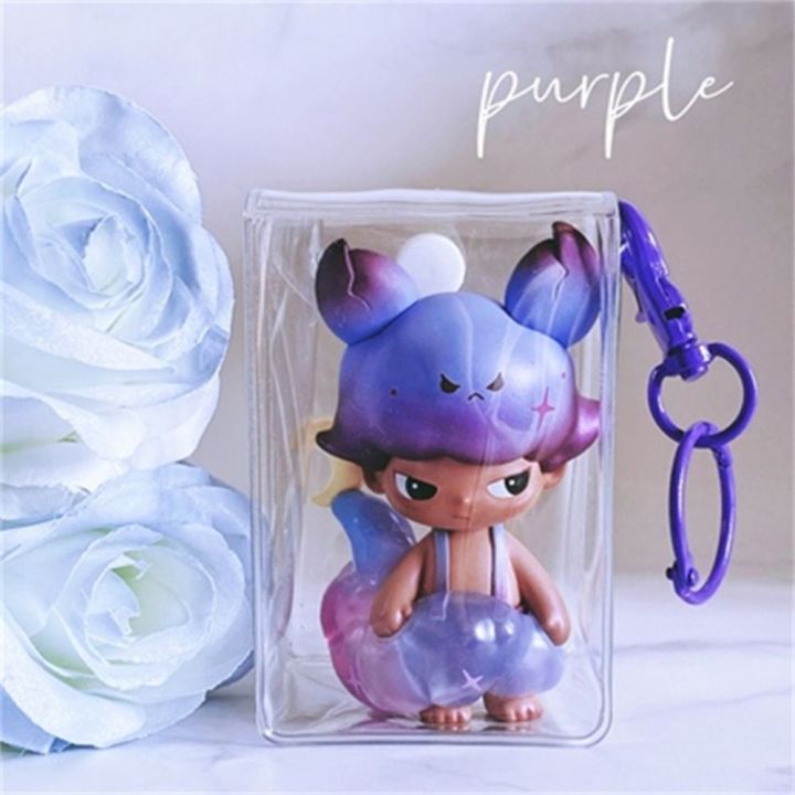 Display Pack PVC Dolls Display Keychain Transparent Dust Proof ...