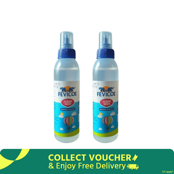 Fevicol Clear Glue - 50 gm (Water Based)- 2 pcs | Daraz.com.bd