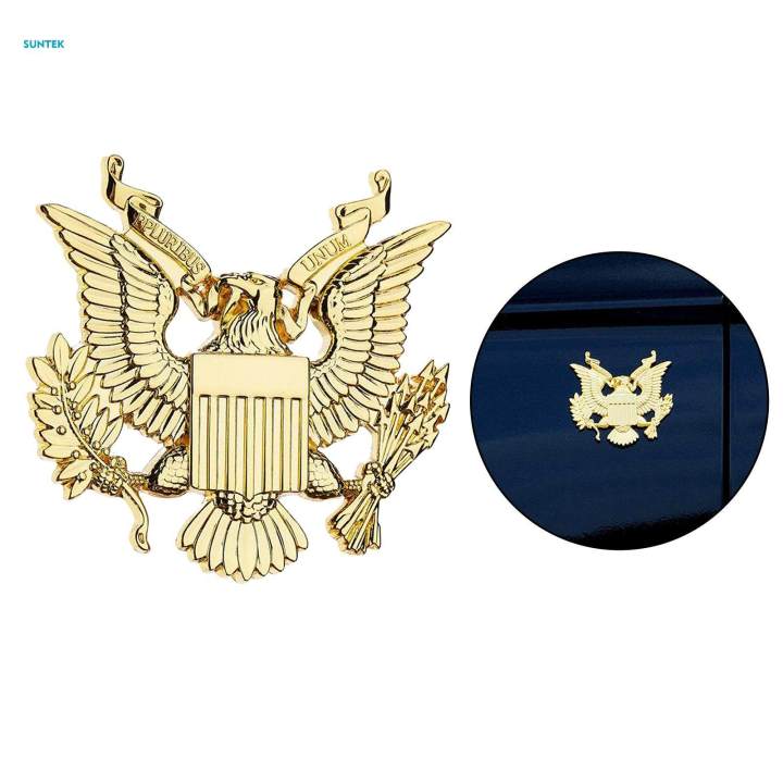 3D Presidential Badge Car Sticker Side Trunk Window Emblem Decal Gold ...