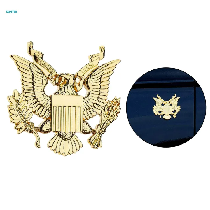 3D Presidential Badge Car Sticker Side Trunk Window Emblem Decal Gold ...