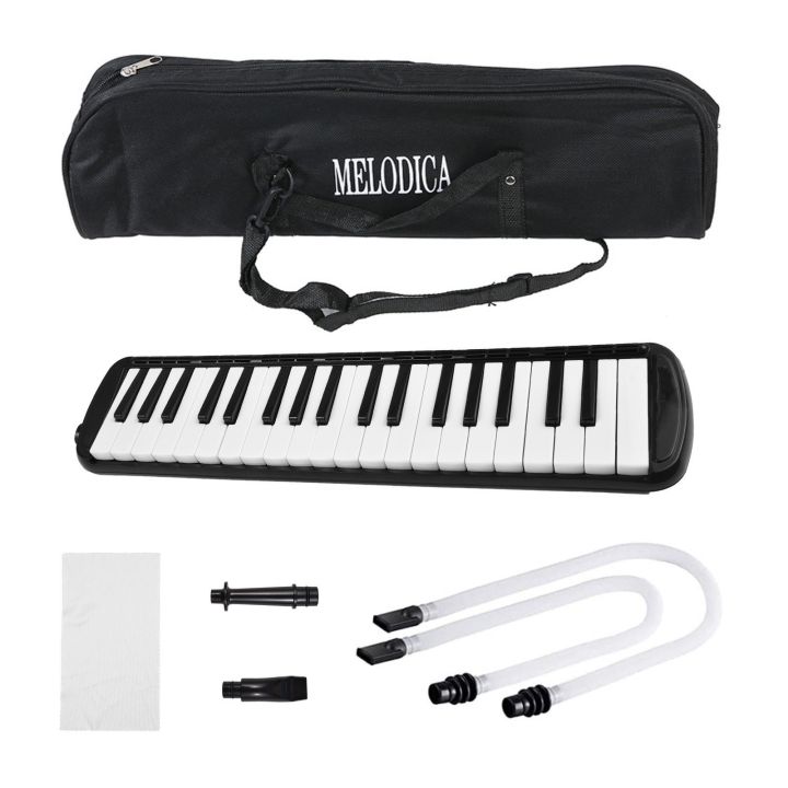 37 Keys Melodica Instrument Melodica Air Piano Keyboard with 2 Soft ...