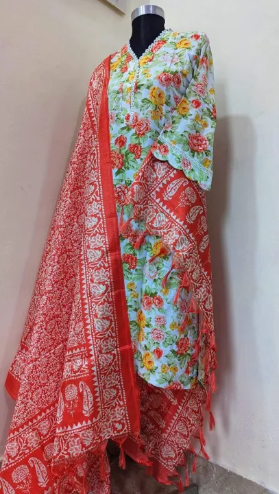 Two piece ৷ designer comfortable pakistani style two ps, kamiz and orna ...