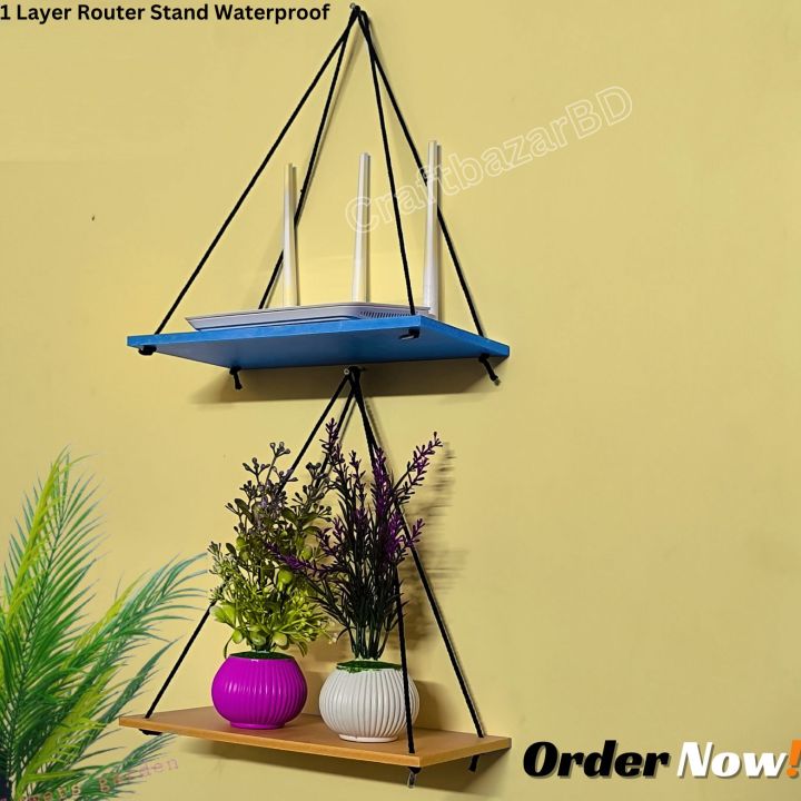 1 Layer Router Stand For Indoor & Outdoor , Portable And Smart Washable ...