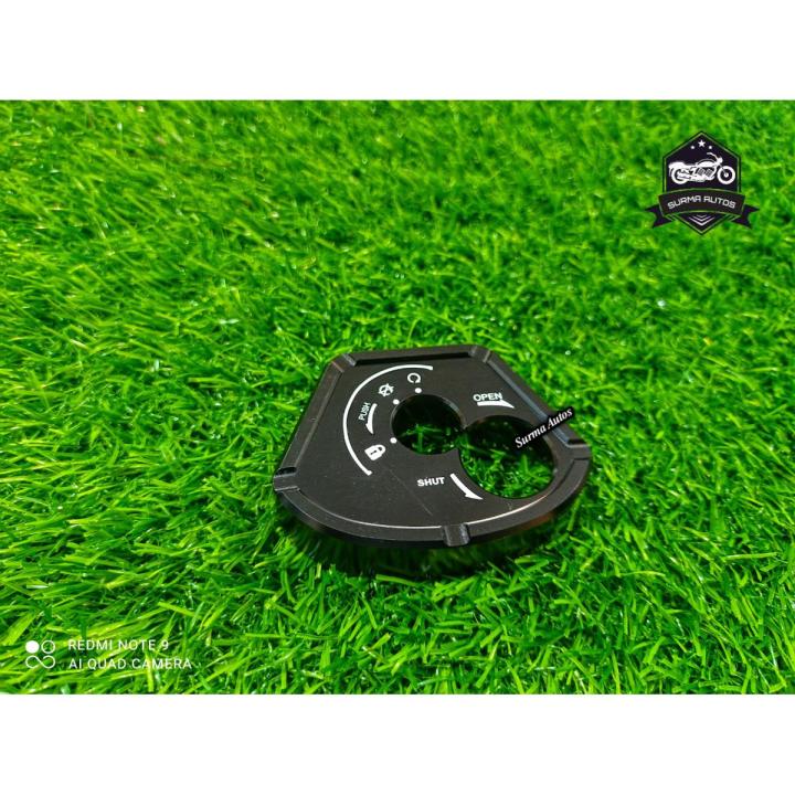 CNC Aluminum Motorcycle Ignition Starter Lock Cover Key Ignition ...