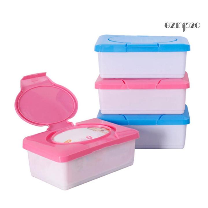 GZ Wet Tissue Holder Dustproof Simple Appearance Durable 80Pcs Large Capacity Wet Wipe Box for Home Daraz .bd