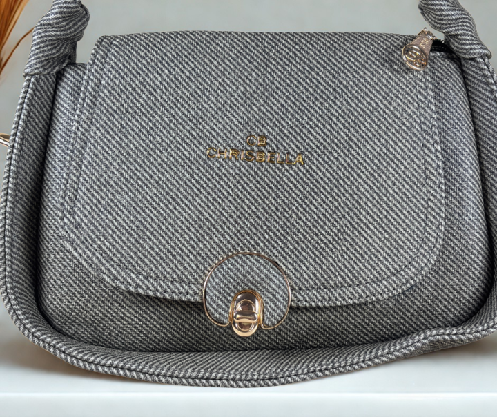 Obsessed with This Textured Grey Handbag! | Daraz.com.bd