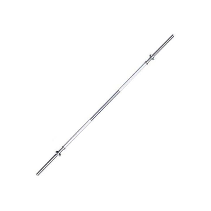 4 Feet Barbell Bar - Silver | Daraz.com.bd
