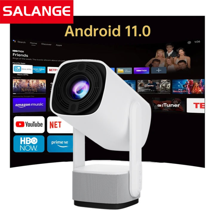 Salange K2 Projector Built-in 5200mAh Battery 4K HD Android 11 Cinema ...