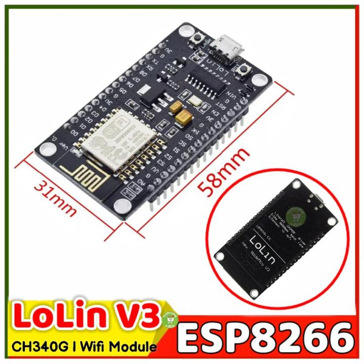 ESP8266 NodeMcu LoLin V3 Development Board For Smart Switch Automation | Daraz.com.bd