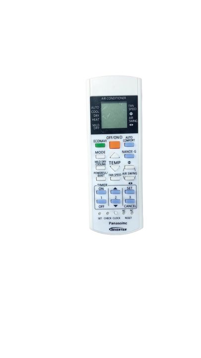 AIRCOND REMOTE CONTROL FOR PANASONIC INVERTER ECONAVI ( NANOE-G ) AIR ...
