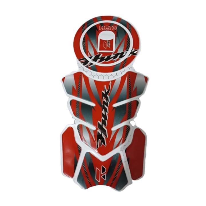 Fuel tank Pad sticker for Hero Hunk Motorcycle - red black | Daraz.com.bd