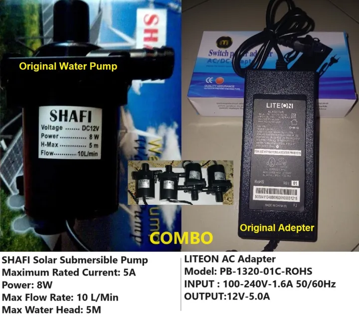 12V DC 8W Mini Submersible Brushless Solar Water Pump-High Quality Pump ...