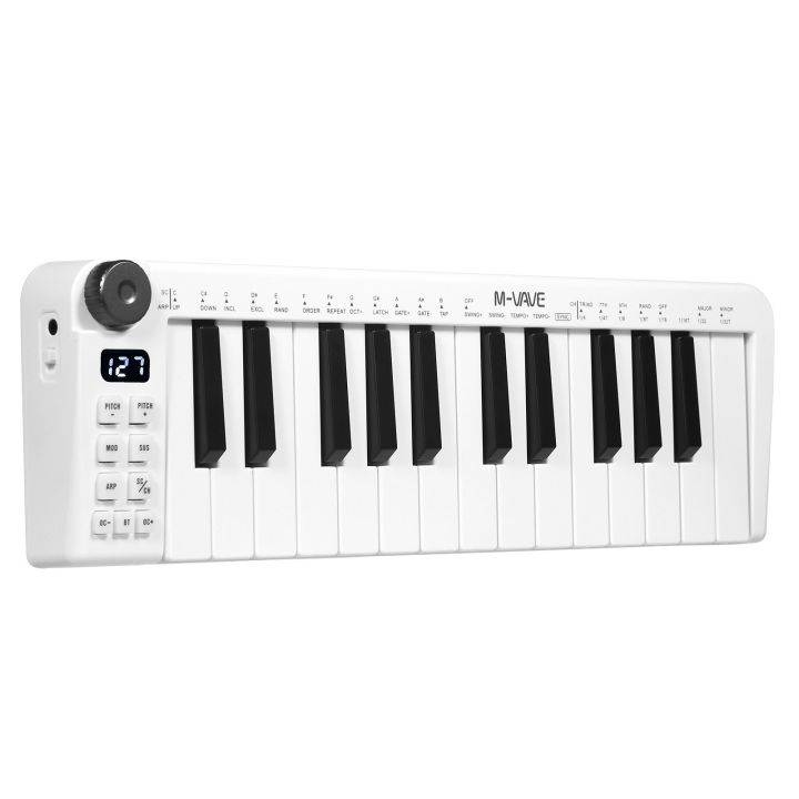 M Vave Mk 25mini Midi Keyboard Rechargeable 25 Bd