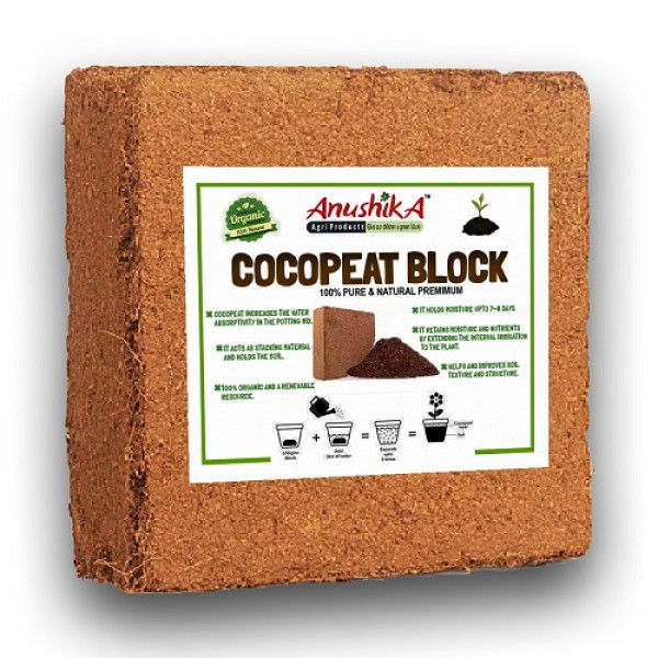 Coco peat Block (Large Size) 4kg+100gm -Cocopit | Daraz.com.bd