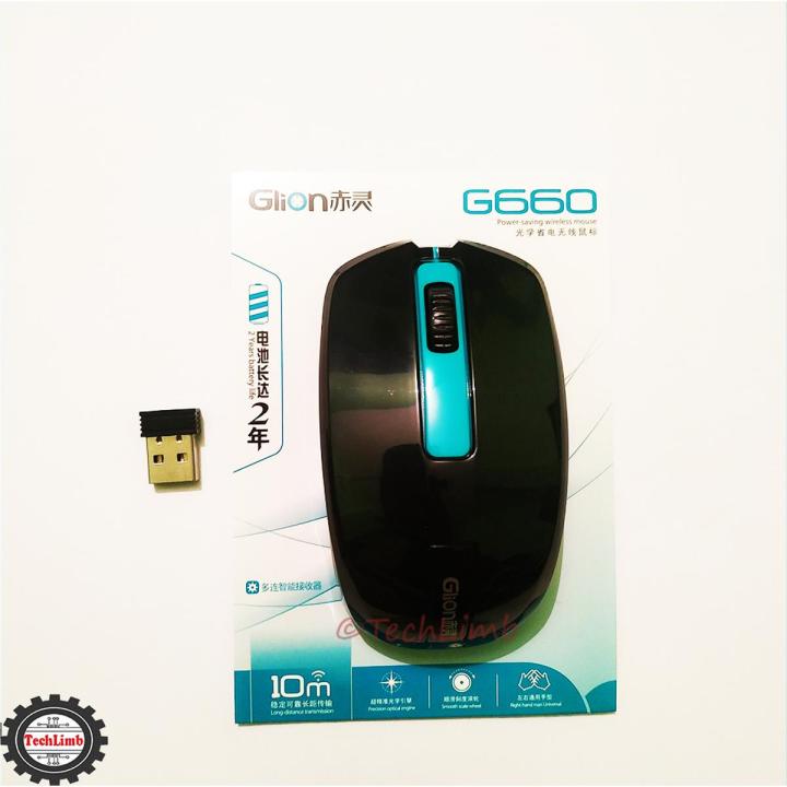 Wireless Mouse G660 Bluetooth Optical with USB Nano Receiver for gaming ...