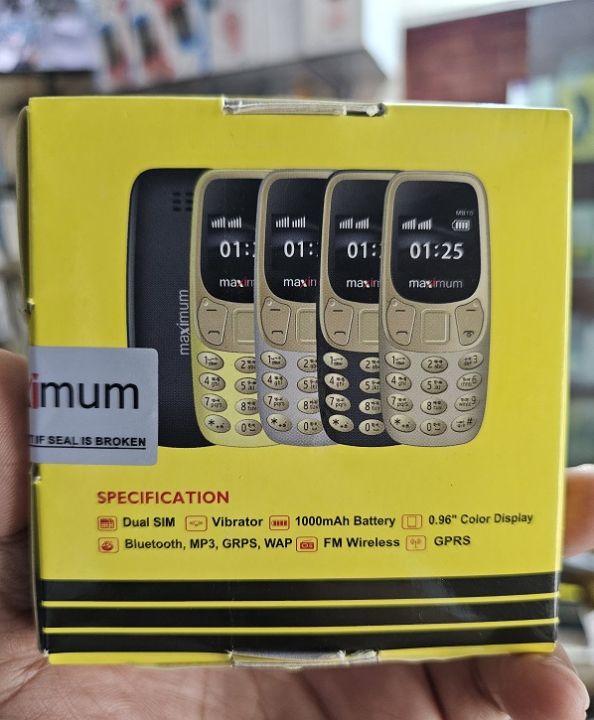 Maximus MB10 Phone 1000mAh Auto Call Record FM | Daraz.com.bd