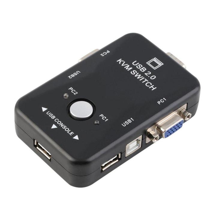 【Toy life hall】TE Ports USB 2.0 KVM Switch Box for Monitor Keyboard ...