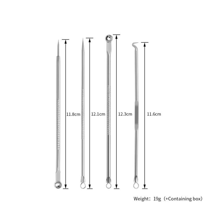 Professional Pimple Popper Tool Kit - With Comedone Extractor, Milia ...